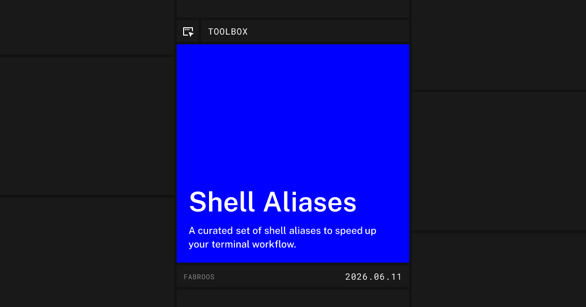 Shell Aliases | JOYCO Hub